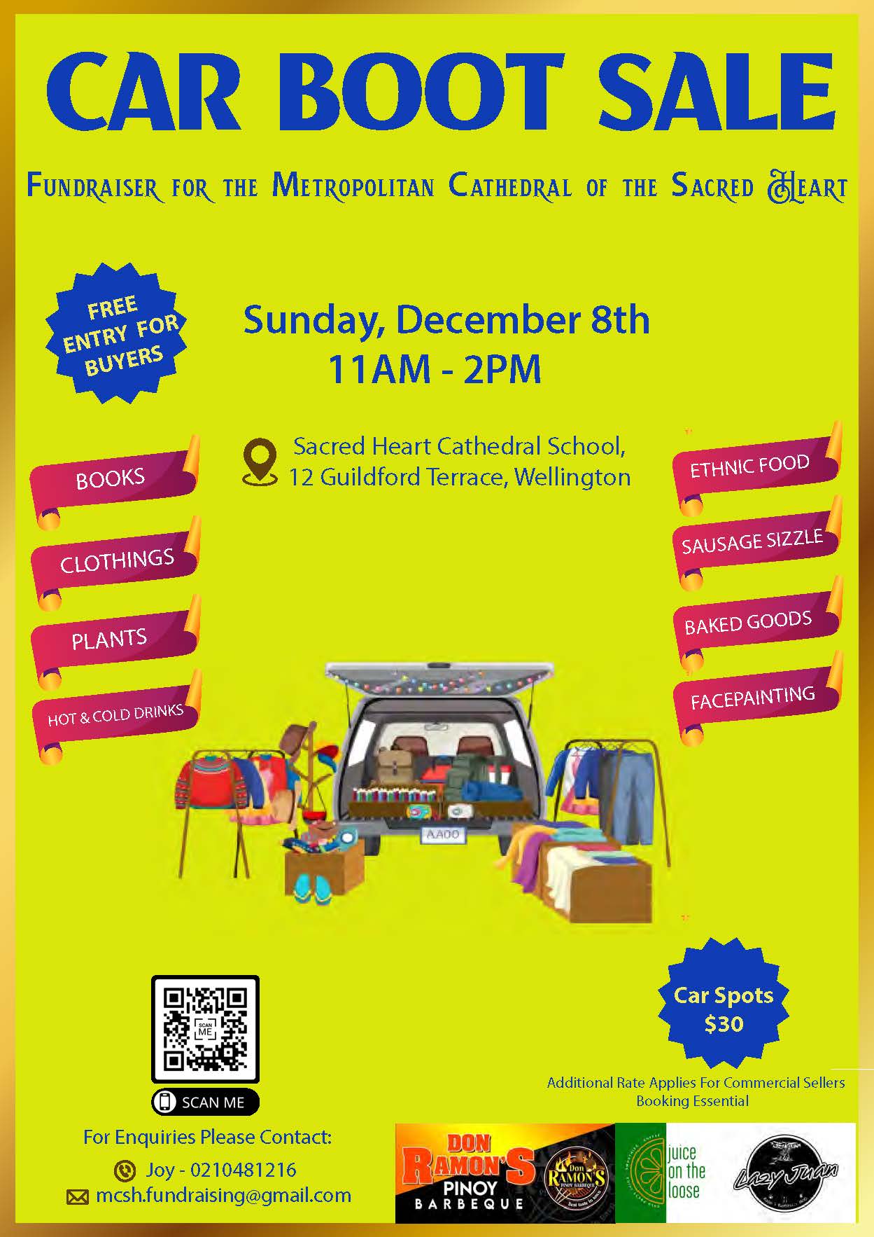 Car Boot Sale - Sunday 8 December - Metropolitan Cathedral of the ...